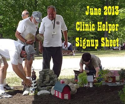 June 2013 Clinic Helper Signup Sheet
